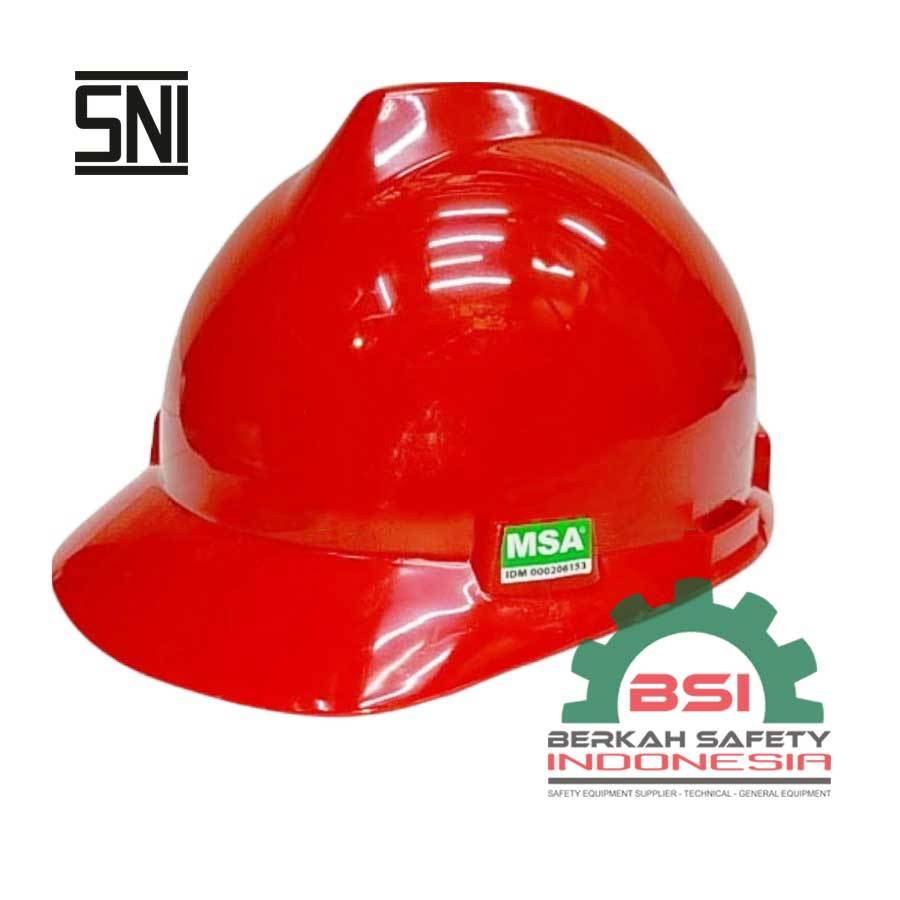 LOKAL MERAH LOCAL SNI MSA PROJECT HELMET + ORDINARY RED NEST | SAFETY ...