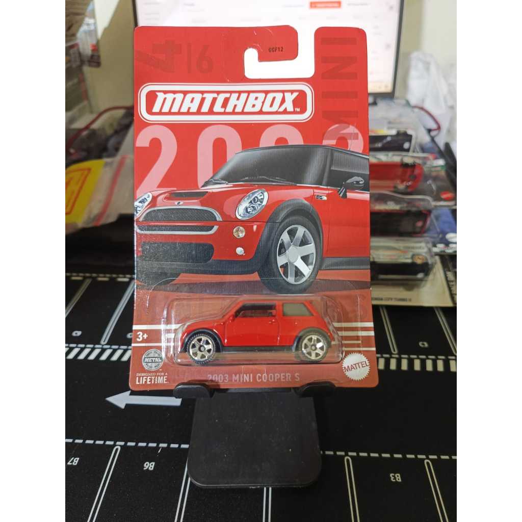 MERAH Matchbox 2003 Mini Cooper S Red Matchbox Mini Cooper Series ...