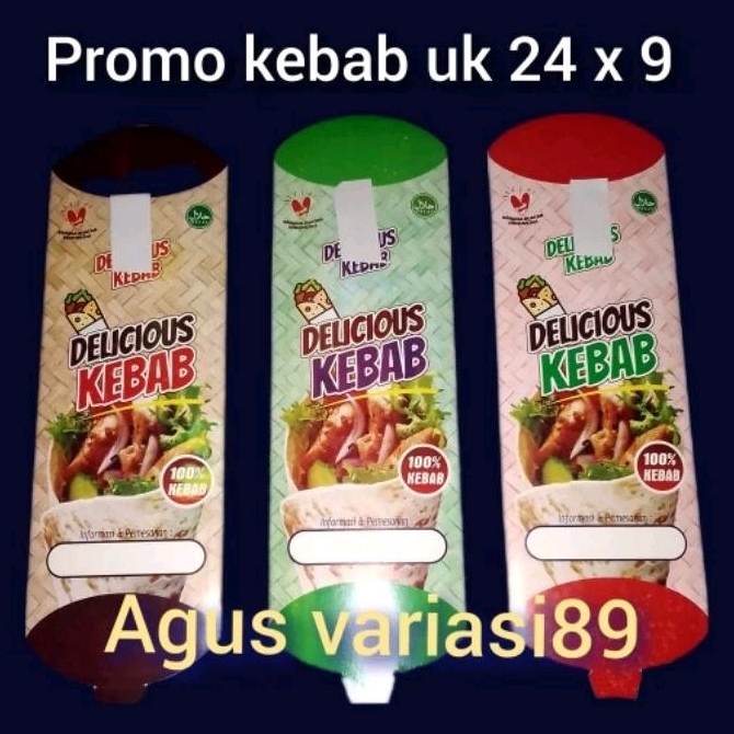 Kebab box containing 100 sheets // kebab packaging containing 100 ...