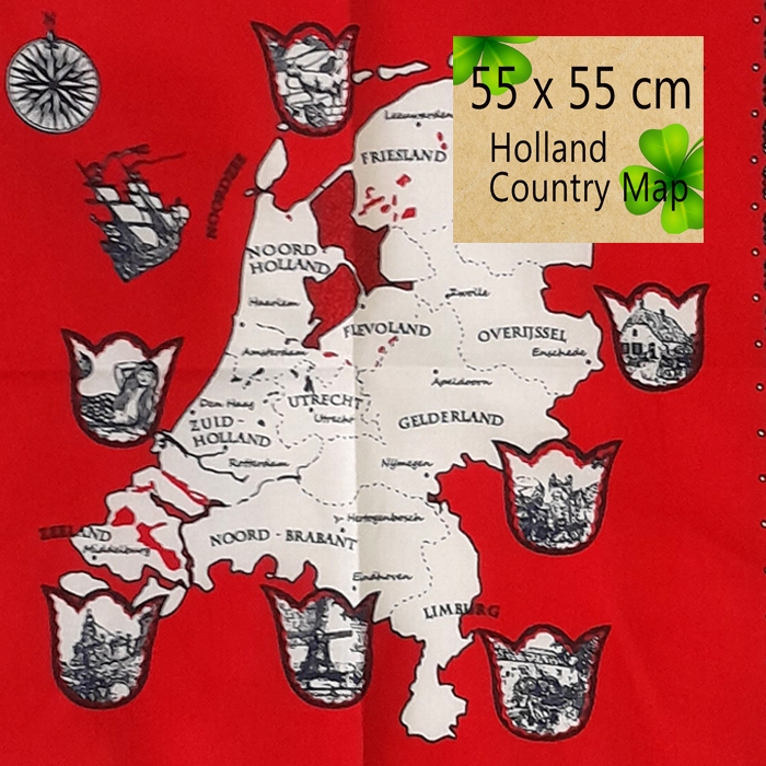 MERAH Custom lenso Lengso Berang Maluku Dutch lenso handkerchief ...