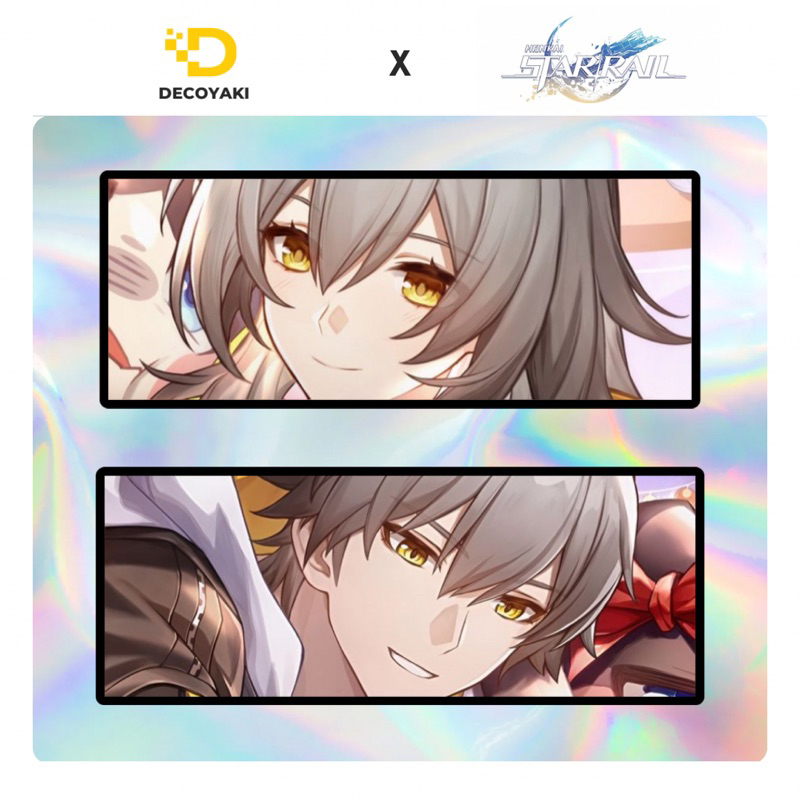 Caelus Stelle Honkai Star Rail Hologram Slap Sticker, Honkai Star Rail ...