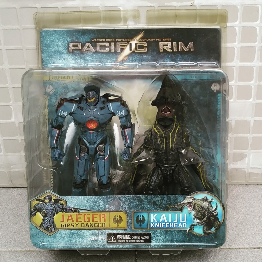 Neca PACIFIC RIM 2-PACK JAYGER GIPSY DANGER & KAIJU KNIFEHEAD | Shopee ...