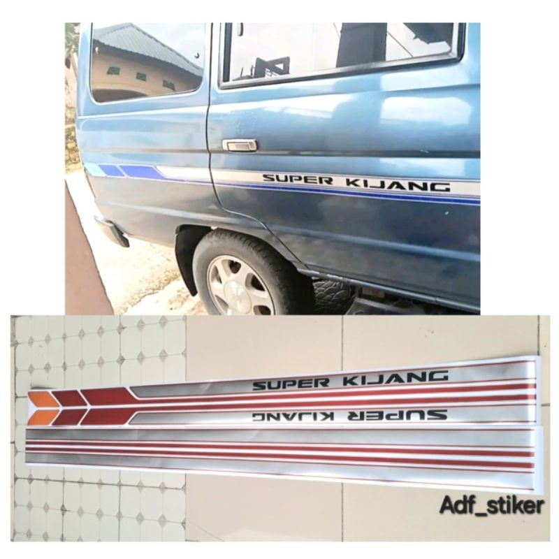 Kijang super Old Long Short Body List Sticker / kijang super kijang ...