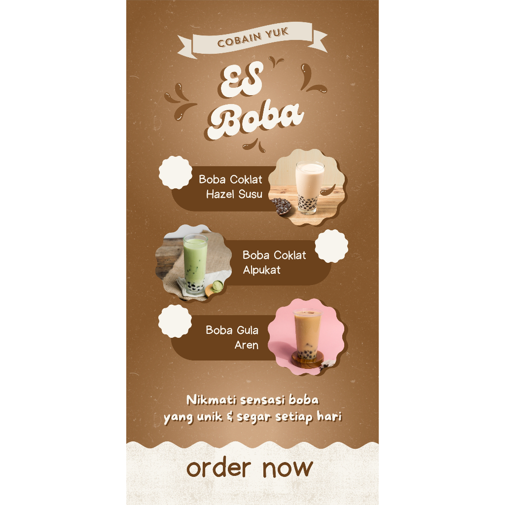 BOBA ICE SALE BANNER GOOD FLAVORS AND | Shopee Philippines