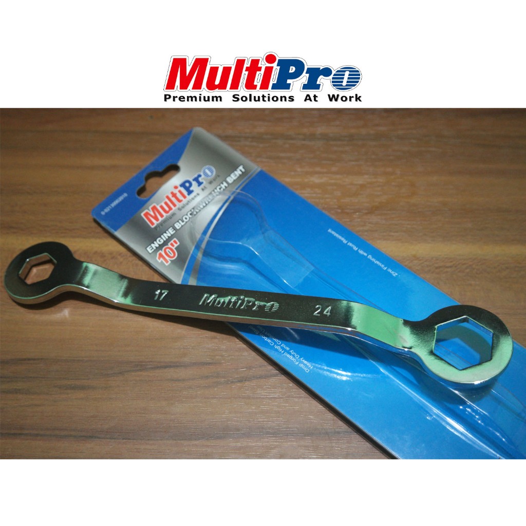 MESIN Multipro Engine Block Wrench Bent 10 inch Motorcycle Engine Block ...