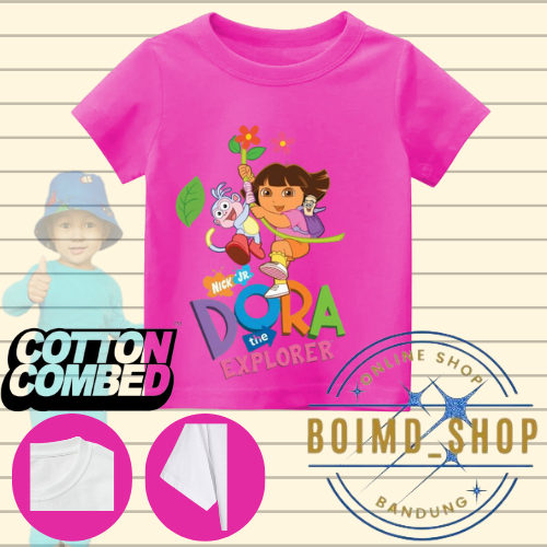 Cute dora the explorer character girls' clothes aged 1 year to 12 years ...