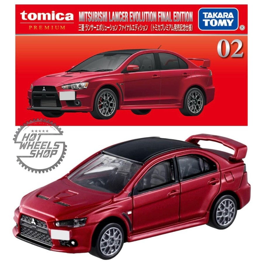 Tomica PREMIUM TP 02 Mitsubishi Lancer Evolution Final Edition Launch ...