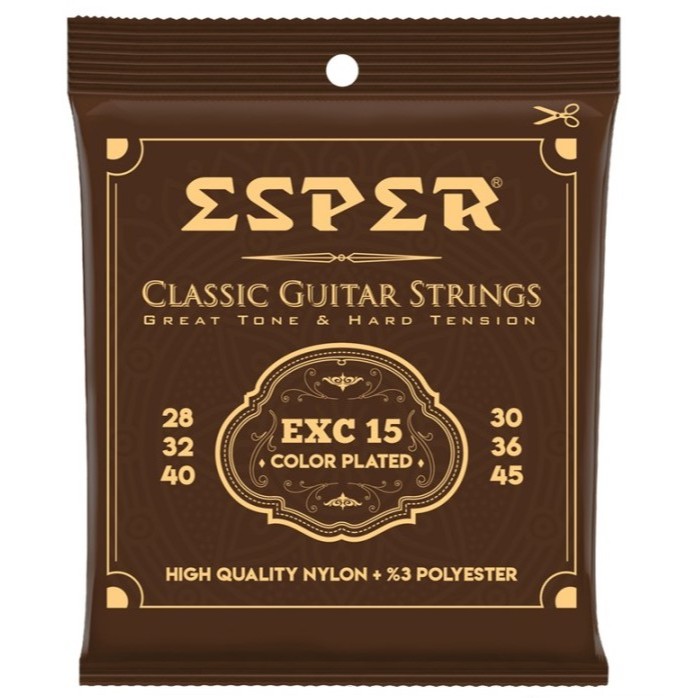 Nylon String Classical Guitar ESPER EXC 15 Color Plated | Shopee ...