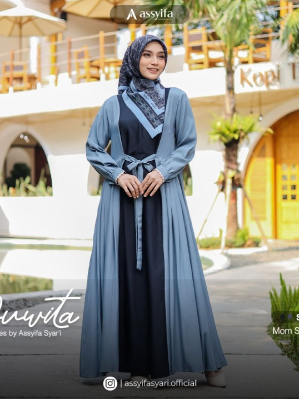 Juwita Series Dress Only (NO HIJAB) 5 Colors Best Choice, Suitable For ...