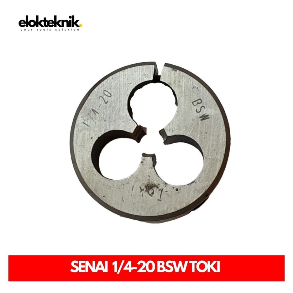 Senai Round Dies Senay 1/4 - 20 BSW Senei Toki Outer Thread Maker | Shopee Philippines