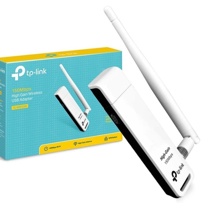 Tplink TL-WN722N HIGH GAIN WIRELESS USB ADAPTER | Shopee Philippines