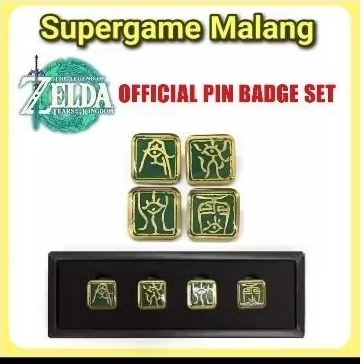 The Legend Zelda Tears Of The Kingdom Sage Pin Set TOTK Switch Nintendo ...