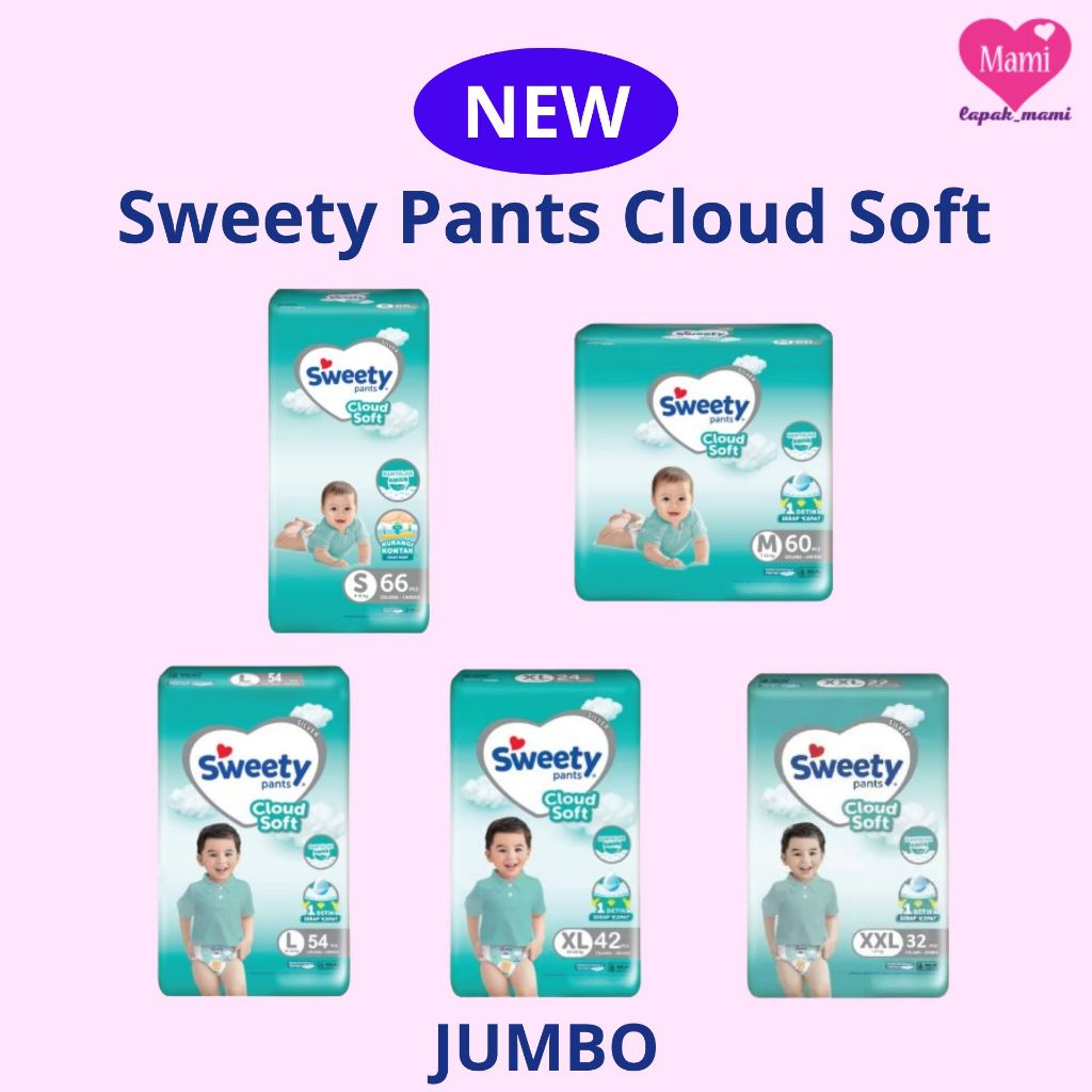 Diapers Pants Kids Disposable Diapers Sweety Silver Pants Jumbo S66/M60 ...