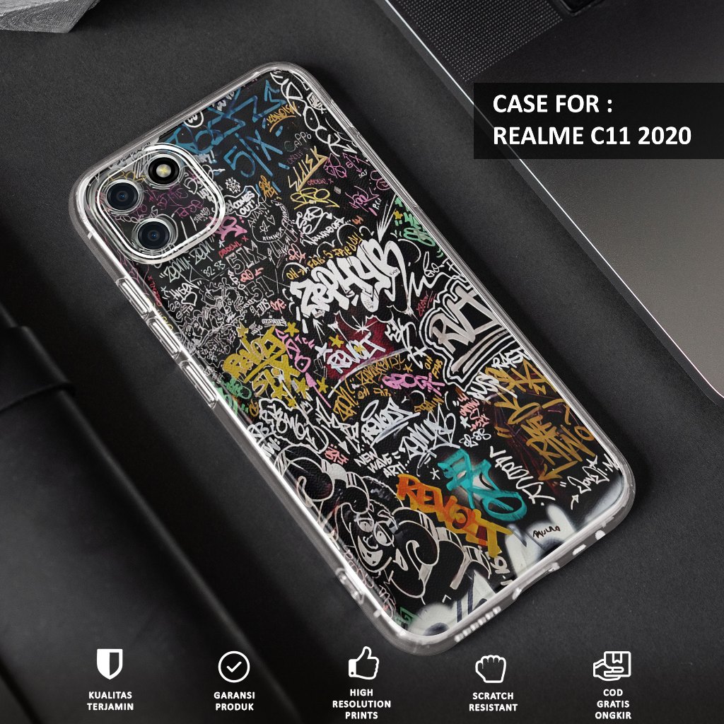 REALME C11 2020 Case - REALME C11 2020 Casing SWAG Motif - Clear ...