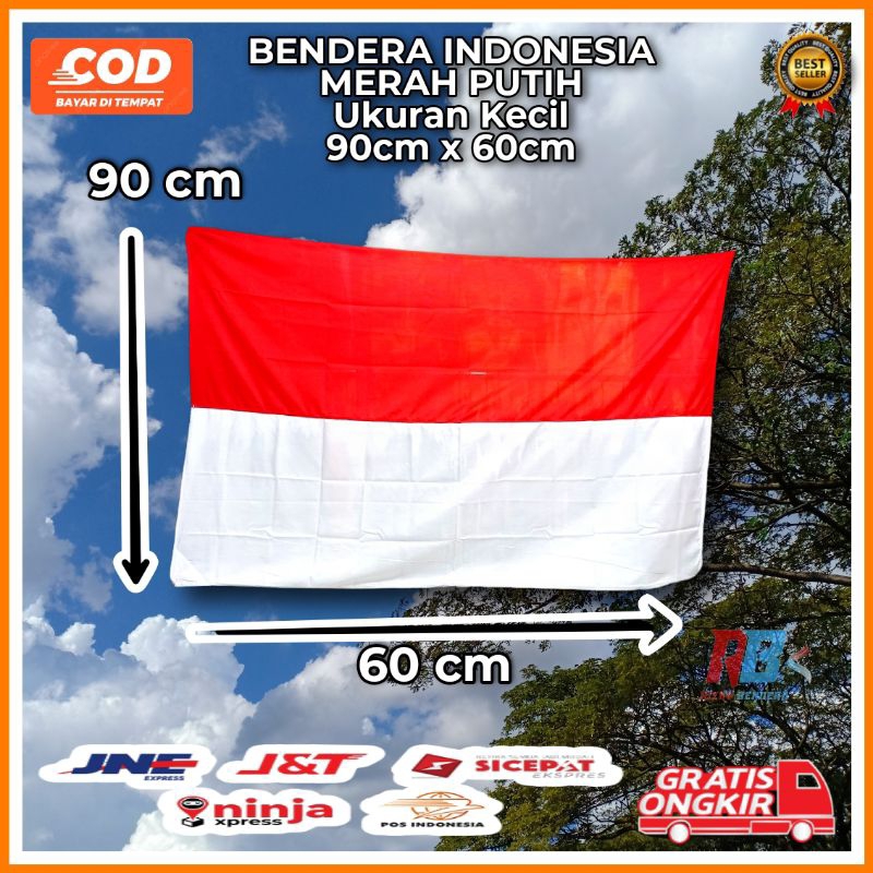 Indonesian Flag Small Size 90x60 Contents 1 kodi/20pcs | Shopee Philippines