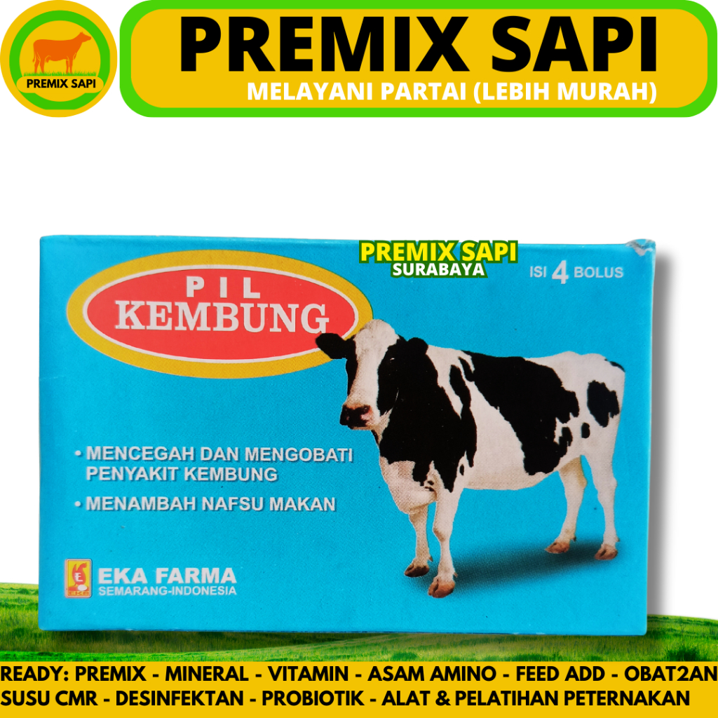 Eka FARMA 4-pack Bloating Pills - Bloating Medicine For Cattle, Goats ...