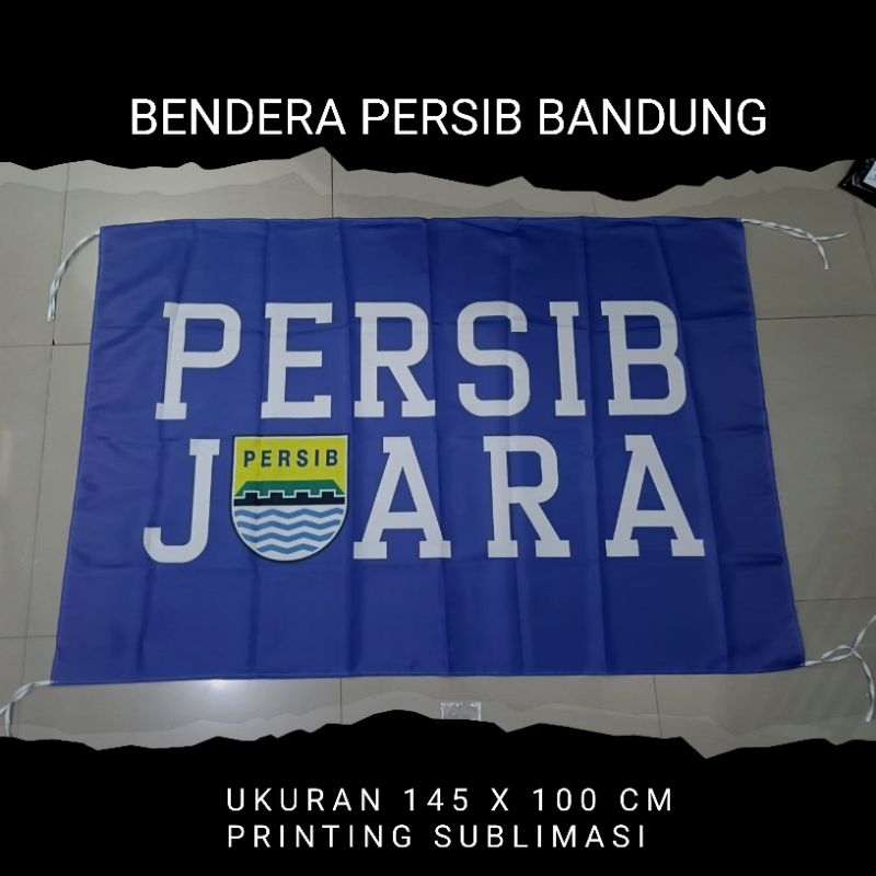 Persib bandung flag champions a big flag | Shopee Philippines