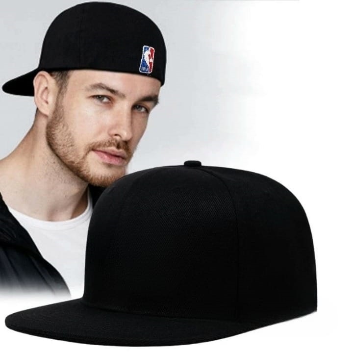 Men's Snapback Hat Plain Build Up/Built Up Model Latest Thick Material ...