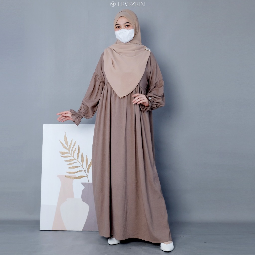 New Michiko Syar'i Gamis Cotton Crinkle Material by Levezein (Hajj and ...