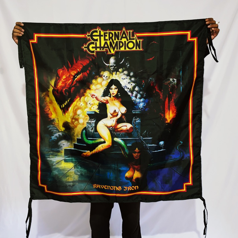 Eternal CHAMPION HEAVY METAL FLAG | Shopee Philippines