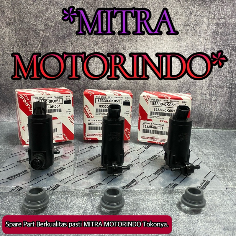 Washer Pump/Dinamo Wiper/Motor Washer Toyota Innova Reborn Fortuner VRZ ...