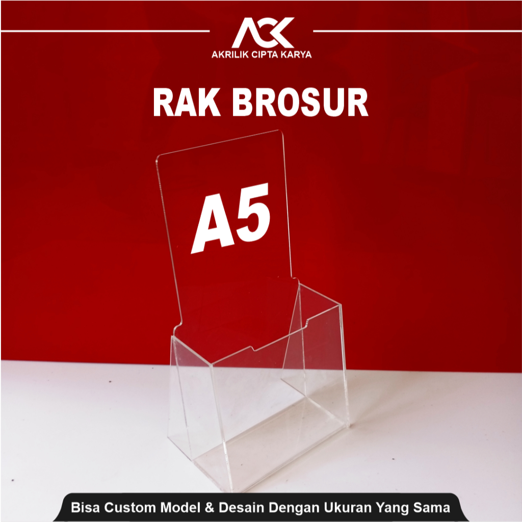 A5 Acrylic Brochure Rack/Brochure Holder/Brochure Display/Acrylic ...