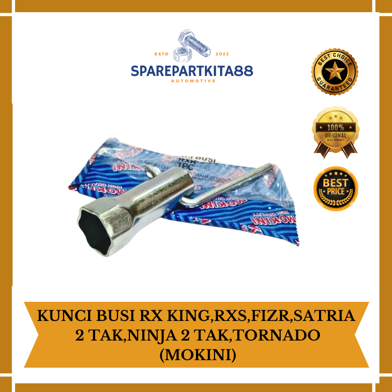 Spark Plug KEY RX KING, RXS, FIZR, SATRIA 2 STROKE, NINJA 2 STROKE ...