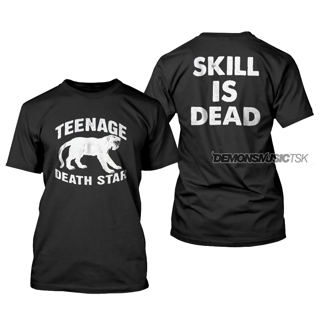 TEENAGE DEATH STAR - SKILL IS DEAD BLACK TSHIRT | Shopee Philippines