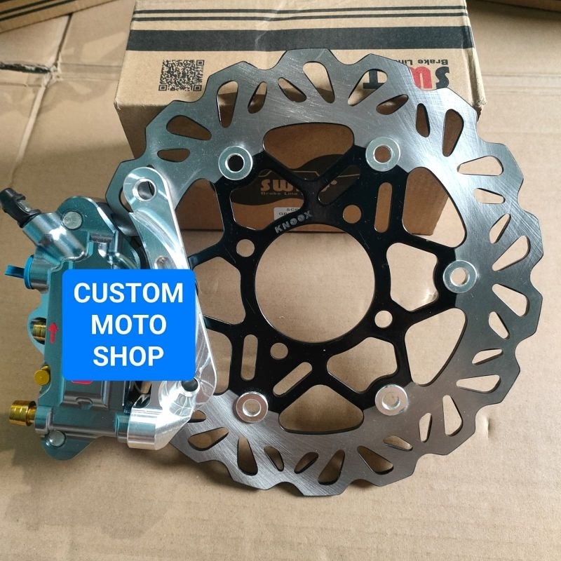 Yamaha MIO SMILE JUPITER MX Front Caliper Package plus 220mm Disc Plate ...