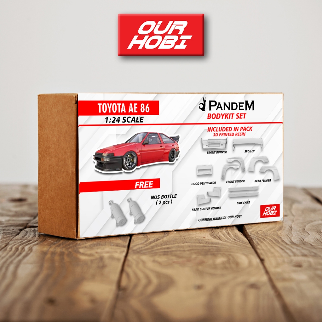 Body Kit Transkit Model Kit Toyota AE86 Pandem 1/24 | Shopee Philippines