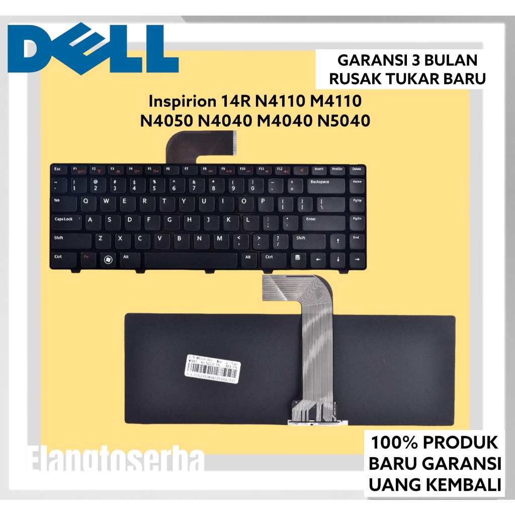 Dell Inspiron 14R N4110 N4050 M4040 M4110 M411R XPS 15 L502X Keyboard ...