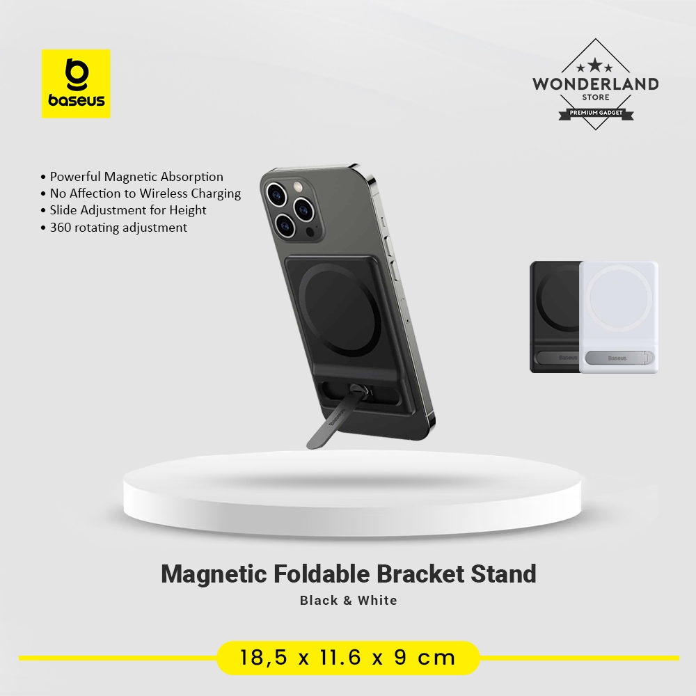 Baseus Magnetic Foldable Bracket Stand Holder Magsafe Ring Plate LUXZ ...