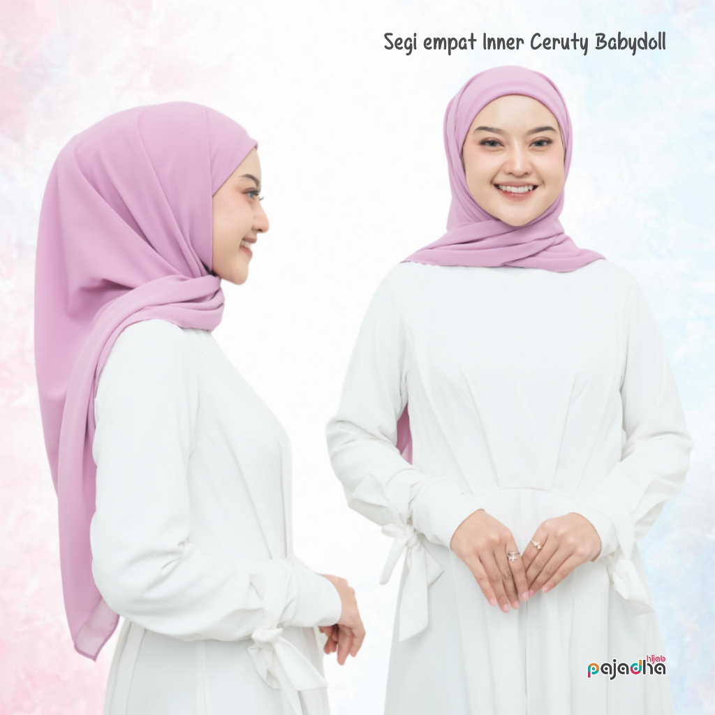 Jillbab Quadrilateral Instant Inner/2 Layer Quadrilateral Instant Hijab/Inner Quadrilateral Veil ...