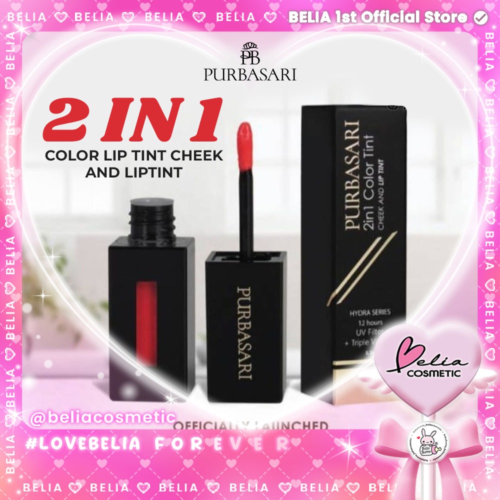 YOUTH PURBASARI 2 in 1 Color Lip Tint Cheek and Liptint (BPOM) | Shopee ...