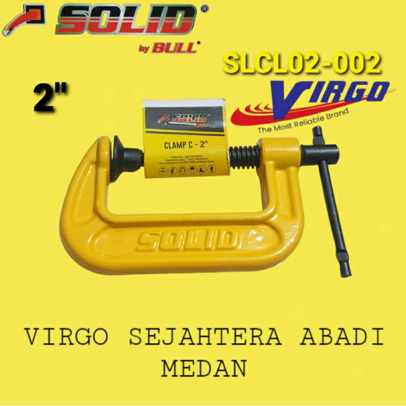 Slcl02-002 CLAMP C / CLAMP C / CATOK C CLAMPING TOOL HEAVY DUTY 2" INCH SOLID GOODS | Shopee ...