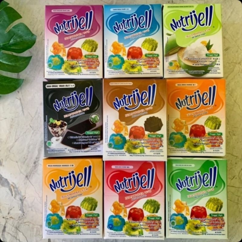 Nutrijell All Varian JELLY Powder/Nutrijell Nutrijell Powder Instant ...