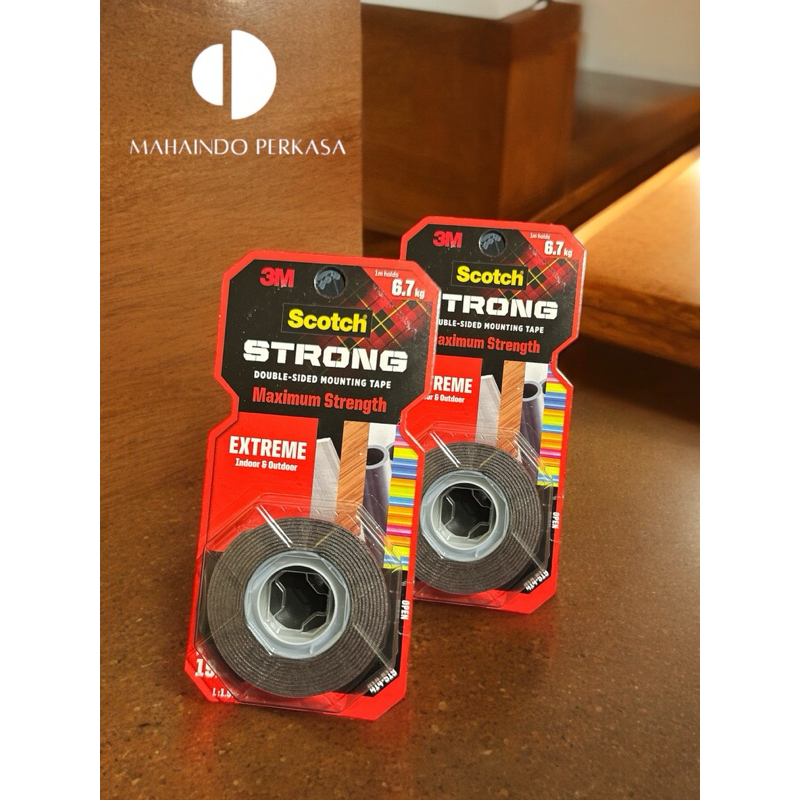 3M Double tape - Scotch strong extreme indoor outdoor 414-S19 - 6.7kg | Shopee Philippines