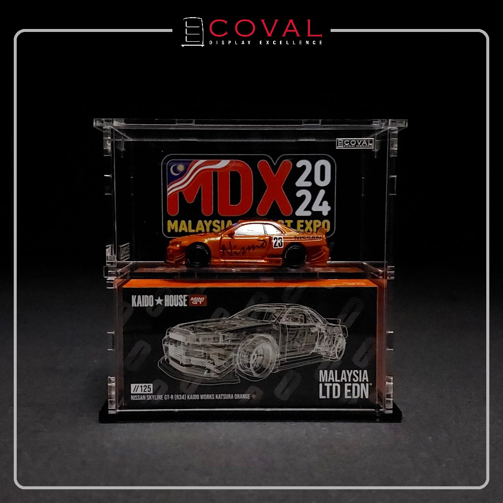 Coval MDX-102KD Acrylic Display Cabinet for Mini GT x Kaido House Car ...