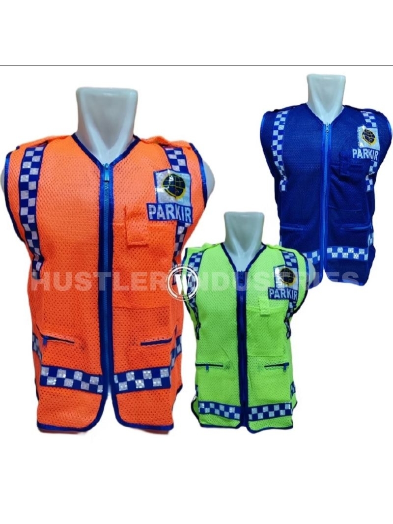 Thick PARKING NET VEST BEST ORANGE NET VEST | Shopee Philippines