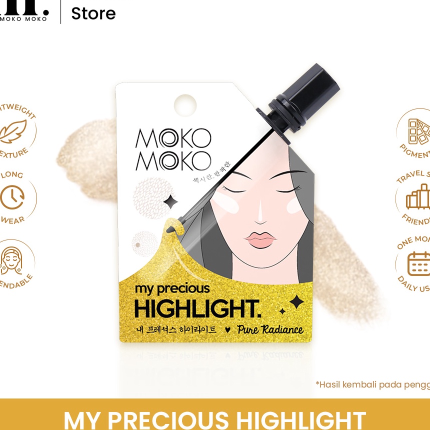 Boom Moko Moko My Precious Highlight Pure Radiance | Shopee Philippines