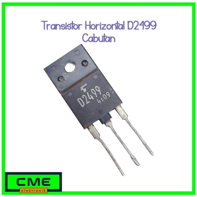 Horizontal Transistor D2499 Tr Horizontal Pulled Removable Original ORI ...
