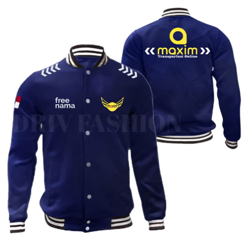 Maxim Jacket/Latest MAXIM DRIVER Jacket VARSITY BASEBALL Button MODEL ...