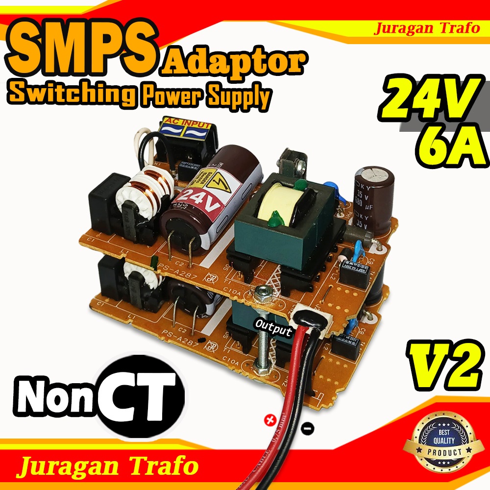 24v 6A SMPS CT and NonCT power supply adapter | Shopee Philippines