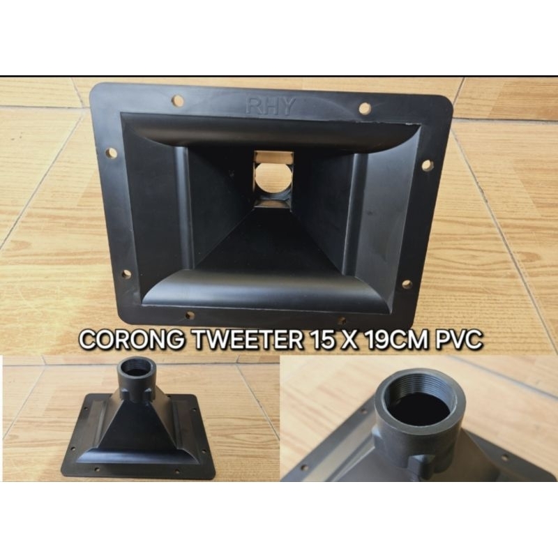 Tweeter funnel 15X19 Thread PVC material Plastic horn tweeter | Shopee ...