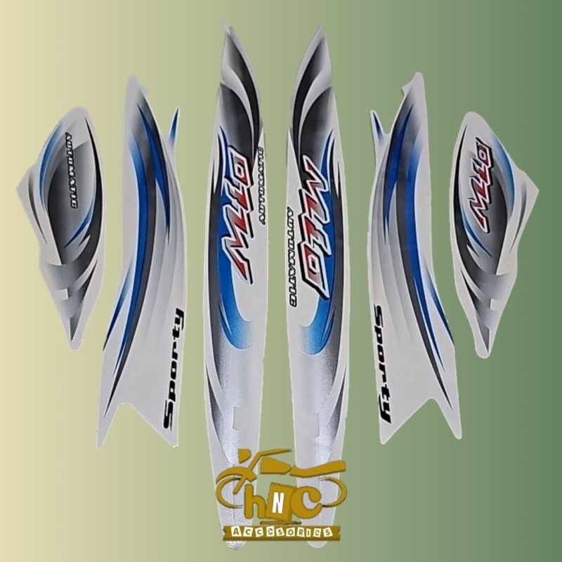 PUTIH Striping YAMAHA MIO SPORTY White 2007 | Shopee Philippines
