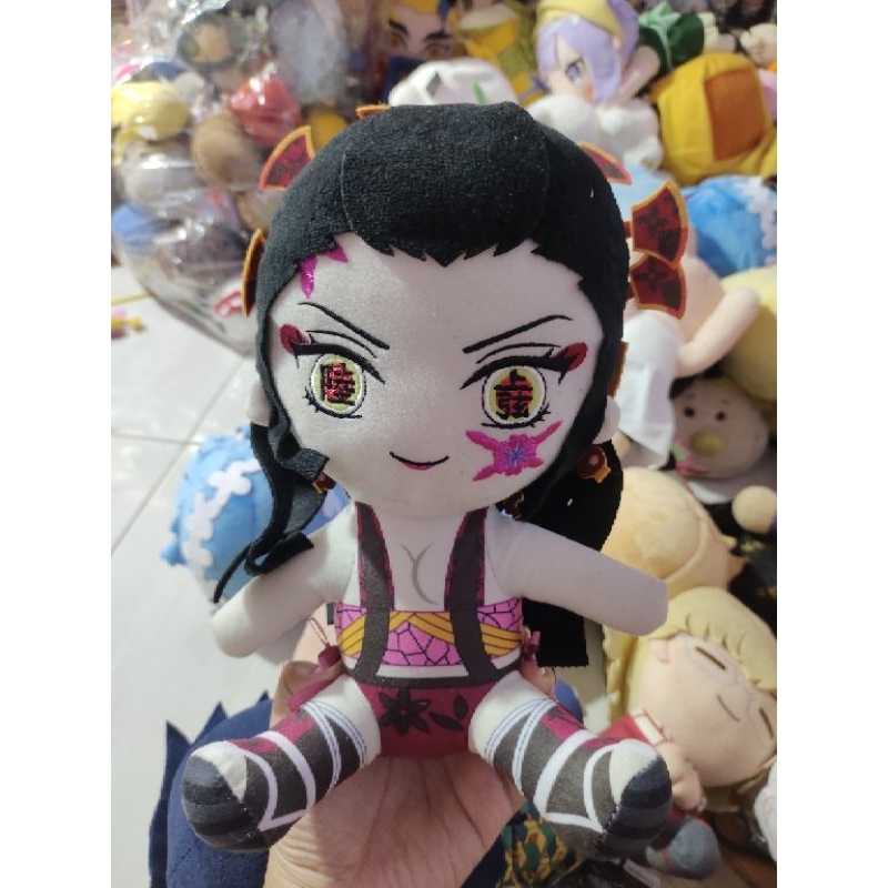 Kimetsu no yaiba demonslayer akaza daki big nuigurumi plush 25cm ...