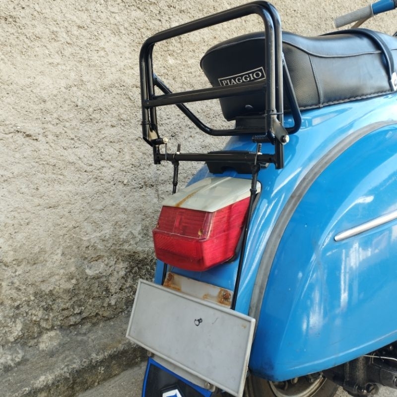 Vespa vbb super sprint pts Rear Rack Backrack Minimalist Hook model ...