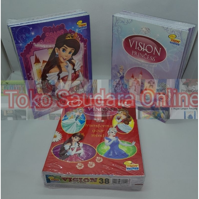 3 Pack of Vision Notebooks 38 Sheets / Pack of 10 Books Beautiful ...