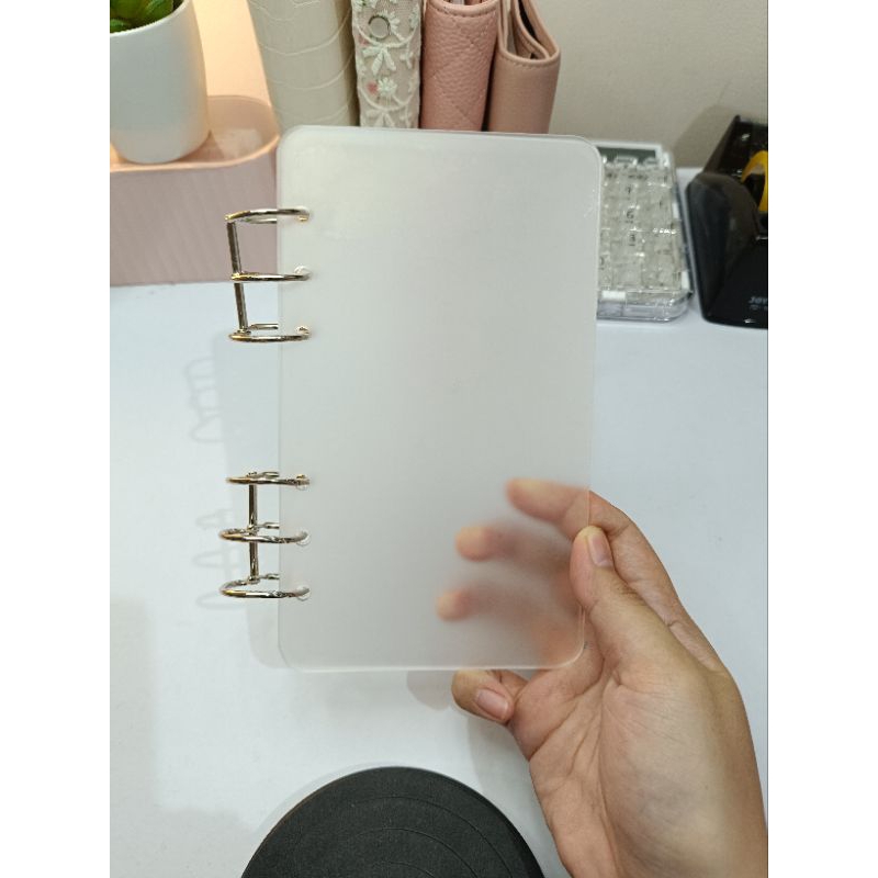 A6 matte clear acrylic Binder | Shopee Philippines