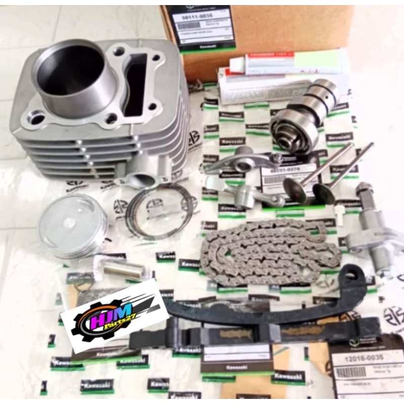 Complete piston block package klx 150/Dt reker 8 items original ...